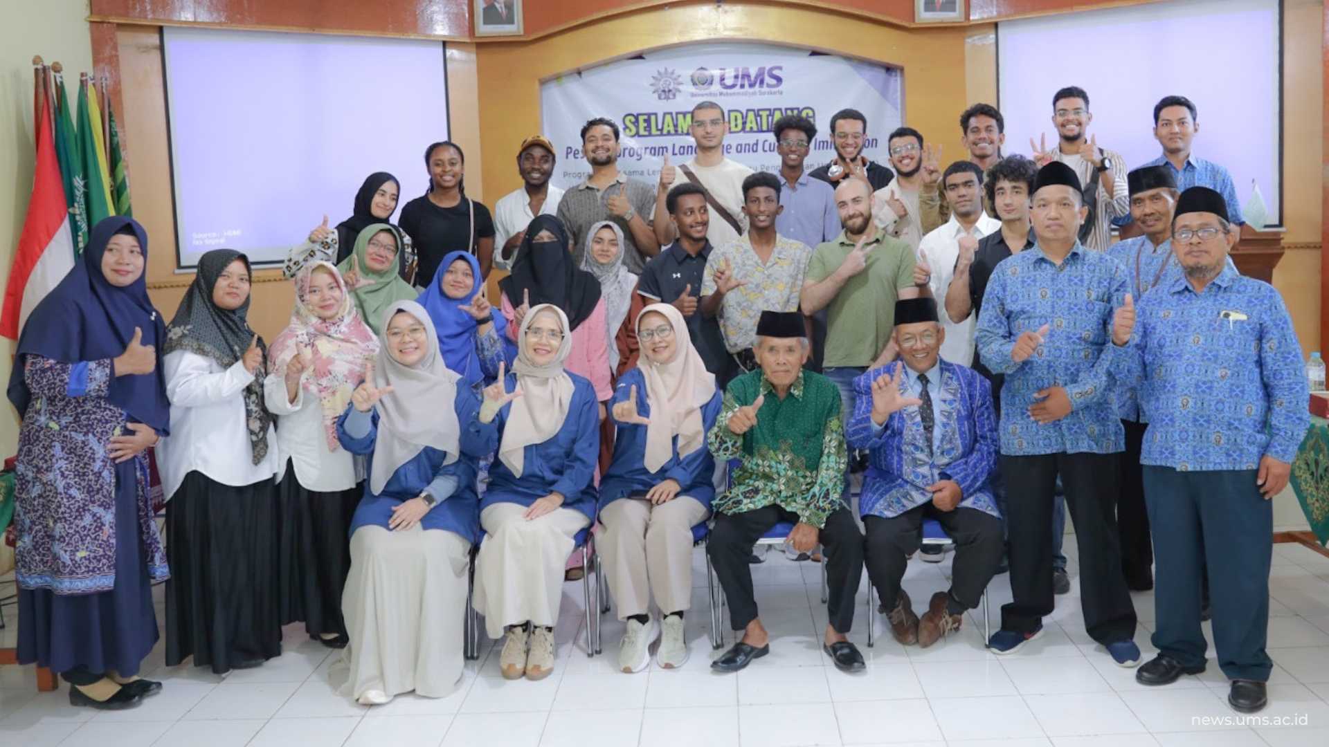 Penyerahan Mahasiswa BIPA UMS ke Majelis Dikdasmen dan PNF PCM Bayat ...